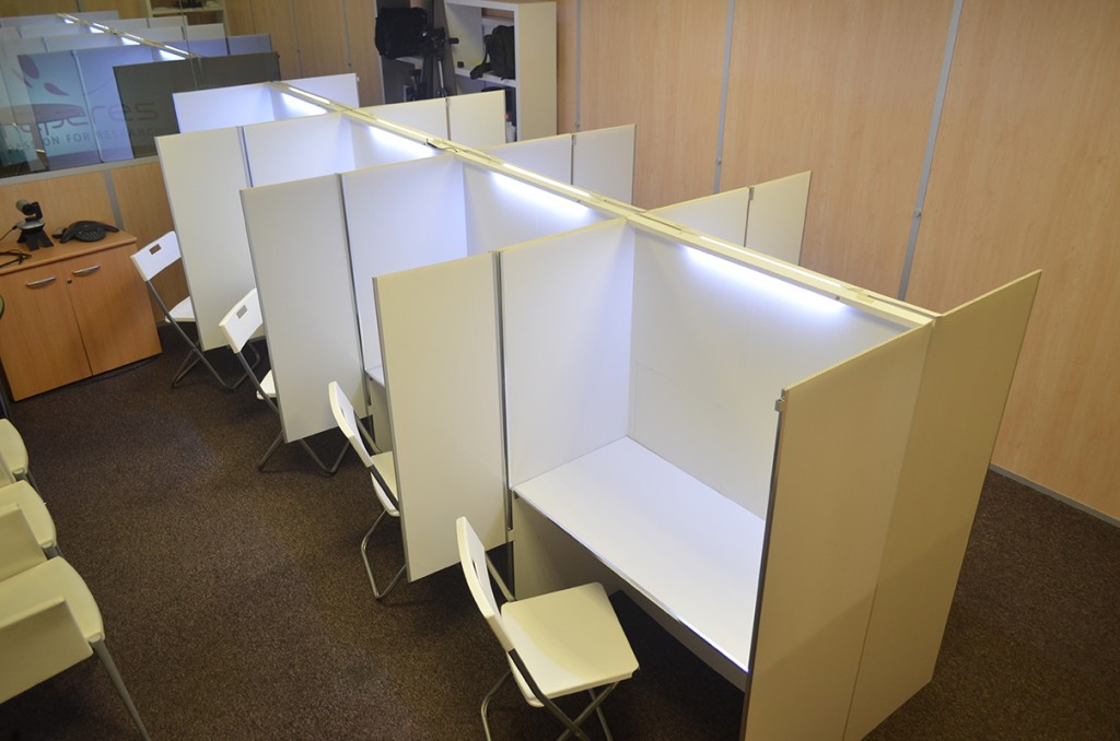 LITE LAB - Mobile and removable sensory analysis booth